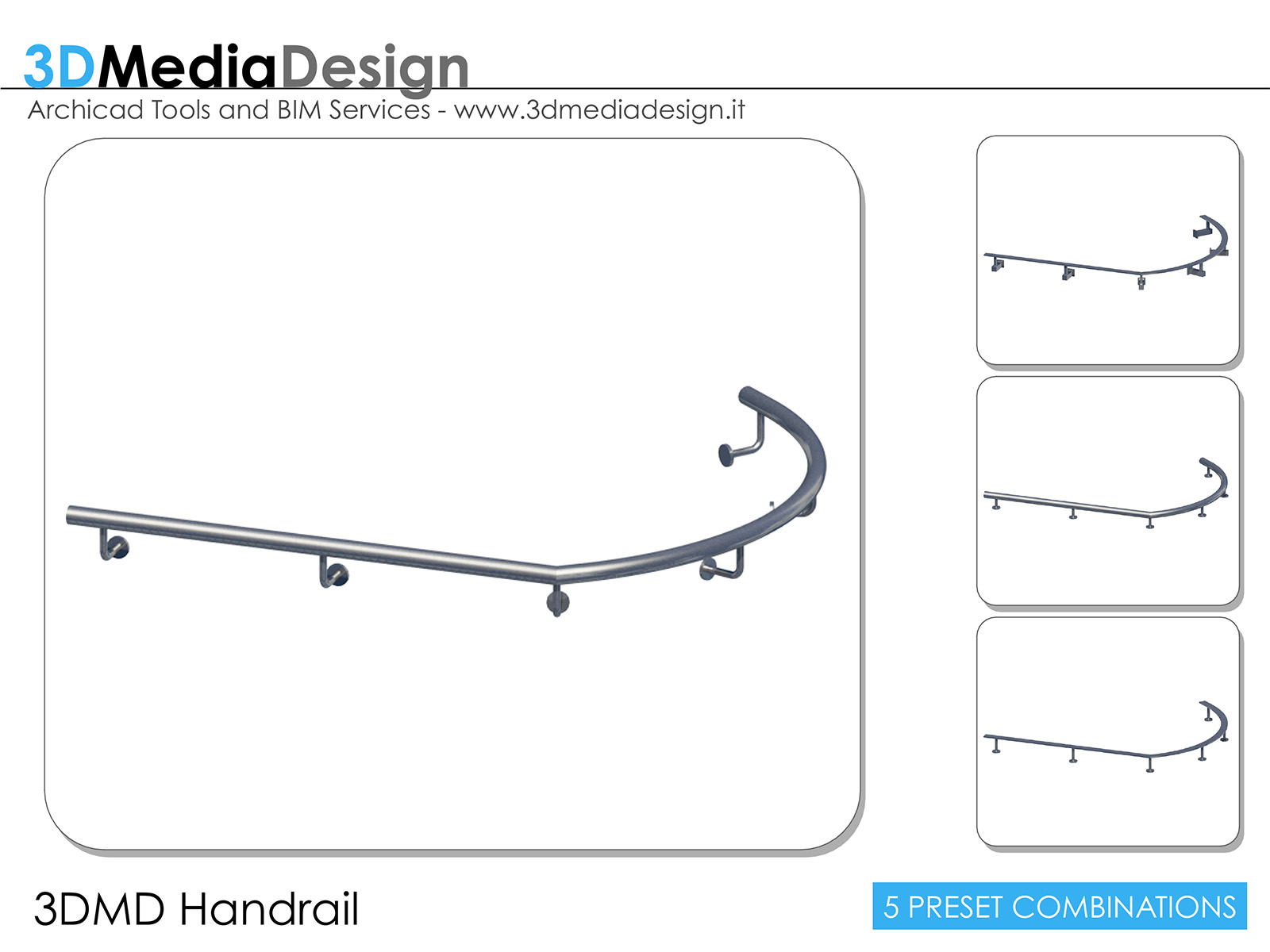 BIMcomponents.com — 3DMD Handrail Demo
