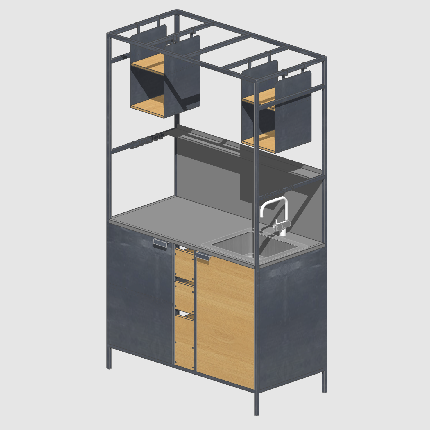 BIMcomponents.com — IKEA ASPINGE kitchenette