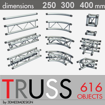 BIMcomponents.com — 3DMD Library Aluminum Truss (demo)
