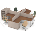 BIMcomponents.com — Office Layout Island 16
