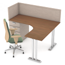 BIMcomponents.com — Office Workstation Solo 16