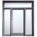 BIMcomponents.com — Door with 2 Sidelights and Transom 16