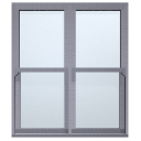 BIMcomponents.com — Single-Hung Double Window 16