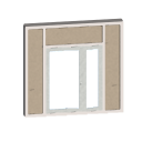 BIMcomponents.com — CW Door 2 Asymmetric 16