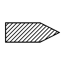 BIMcomponents.com — Wall End Pointed 16