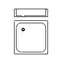 BIMcomponents.com — Shower Tray Symbol 16