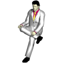 BIMcomponents.com — Man Sitting 1 16