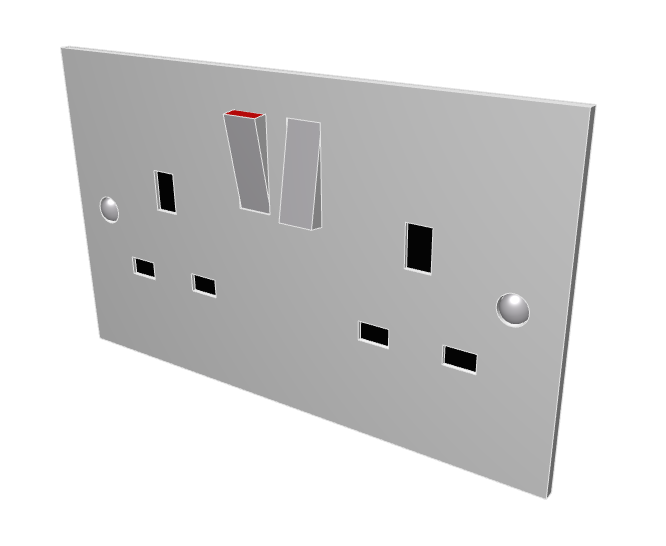 BIMcomponents.com — Double Socket