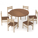 BIMcomponents.com — Dining Table Round 17