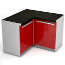 BIMcomponents.com — Cabinet Base Corner L 17