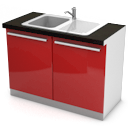 BIMcomponents.com — Cabinet Base Double Door 17