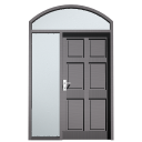 BIMcomponents.com — Arch Door with Sidelight on Side 2 and Transom 17