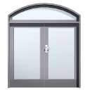 BIMcomponents.com — Arch Double Door with Transom 17