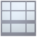 BIMcomponents.com — Storefront Window, 2 Sidelights, 2 Transoms 17