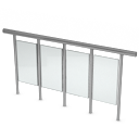BIMcomponents.com — Rail Post with Panels 17
