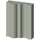 BIMcomponents.com — Halfpillar Recess Round 17