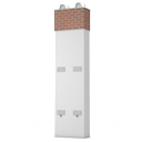 BIMcomponents.com — Prefabricated Chimney Double Flue 17