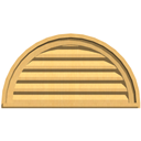 BIMcomponents.com — Half Round Gable Louver 17