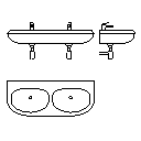 BIMcomponents.com — Double Basin Symbol 17
