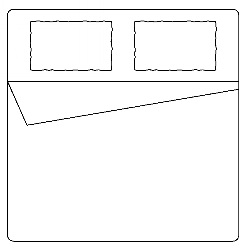 BIMcomponents.com — 2D_bed_200x200