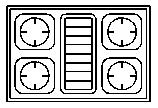 BIMcomponents.com — 2D_cooker_9040