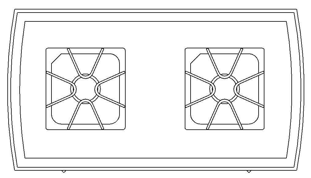 BIMcomponents.com — 2D_cooker_2_hob_131129_A
