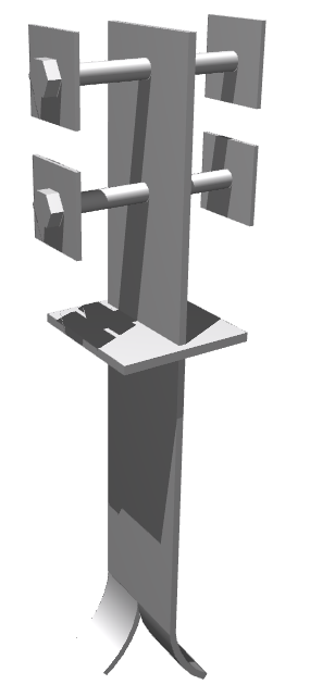 BIMcomponents.com — Bowmac B197 for 120 post