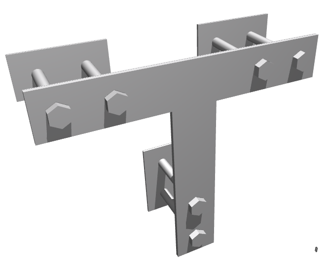 BIMcomponents.com — Bowmac B35 with bolts for 90 beam