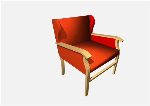BIMcomponents.com — Parker Knoll Wing Back Chair