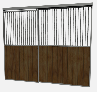 BIMcomponents.com — Stabel panel with sliding door