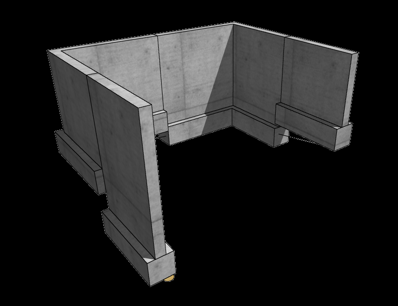 BIMcomponents.com — Fundamentabtreppung Polygonzug