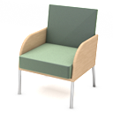 BIMcomponents.com — Armchair 02 18