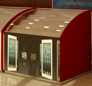 BIMcomponents.com — MOBILE PHONE DISPLAY COUNTER