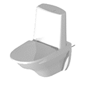 BIMcomponents.com — c4 IDO Seven D wall-hung wc w cistern