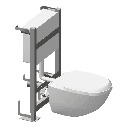 BIMcomponents.com — c1 PG Easy wall-hung wc