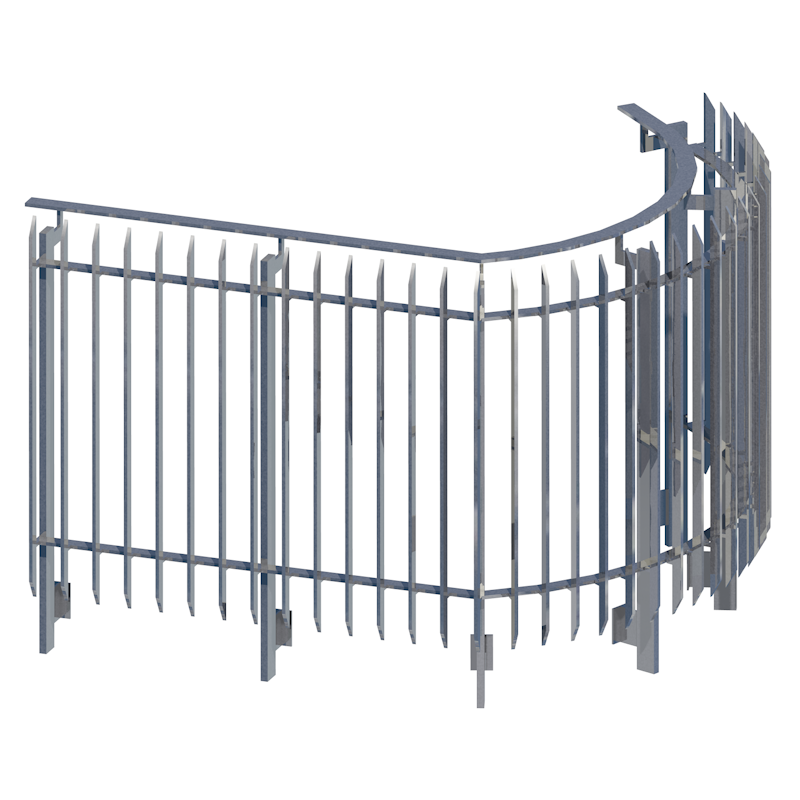 BIMcomponents.com — 3DMD Railing Vertical Bar