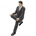 BIMcomponents.com — Man Sitting 1 19