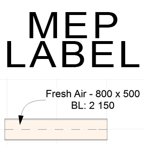 BIMcomponents.com — Duct Label AC19 [DEMO]