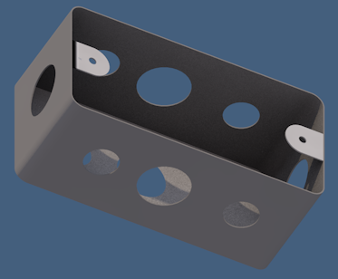 BIMcomponents.com — Cajetin Rectangular 2x4