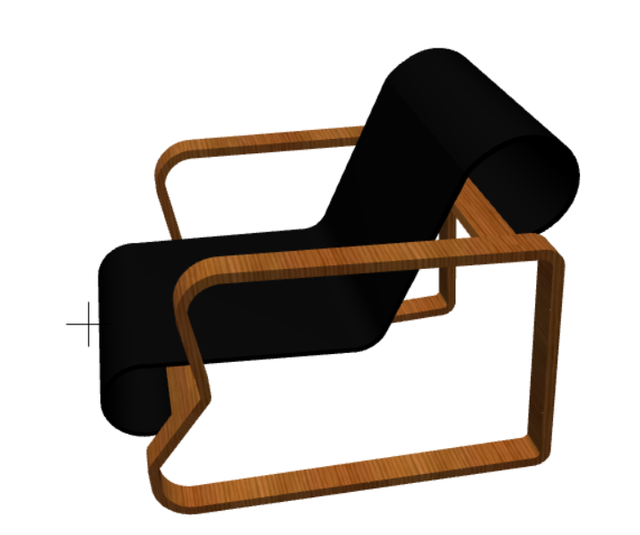 BIMcomponents.com — Armchair Paimio by Alvar Aalto