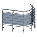 BIMcomponents.com — 3DMD Demo Railing Horiz Bar C