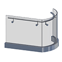 BIMcomponents.com — 3DMD Demo Railing Frameless