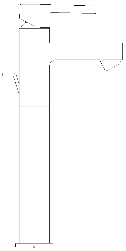 BIMcomponents.com — 2D_tap_001_side_210728