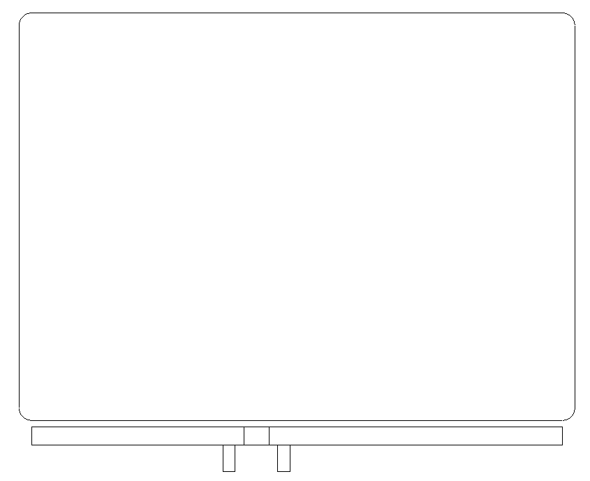 BIMcomponents.com — 2D_refrigerator_2door_top_210731