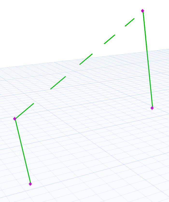 BIMcomponents.com — Strichlierte 3D-Linie