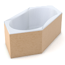 BIMcomponents.com — Bathtub Hexagonal