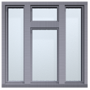BIMcomponents.com — Triple Window with Middle Transom